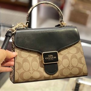 Coach | Bags | Coach Pepper Satchel In Signature Canvas | Poshmark